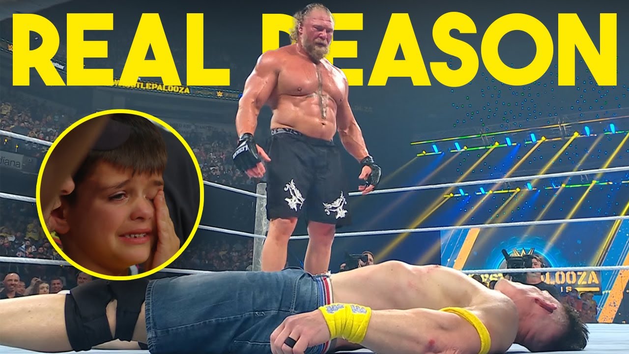 REAL REASON Why Brock Lesnar DESTROYED John Cena WWE Wrestlepalooza 2025 – Sports Headlines